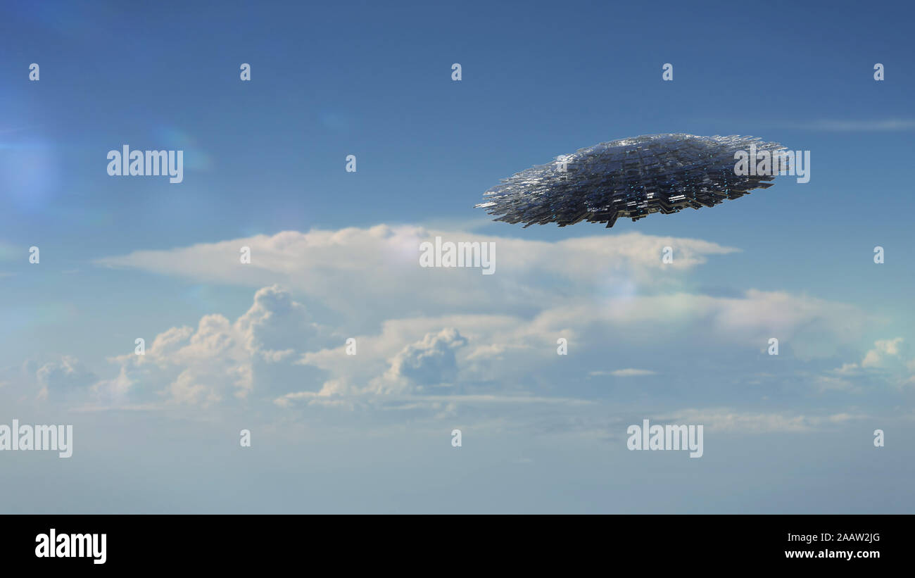 Flying saucer clouds hi-res stock photography and images - Alamy