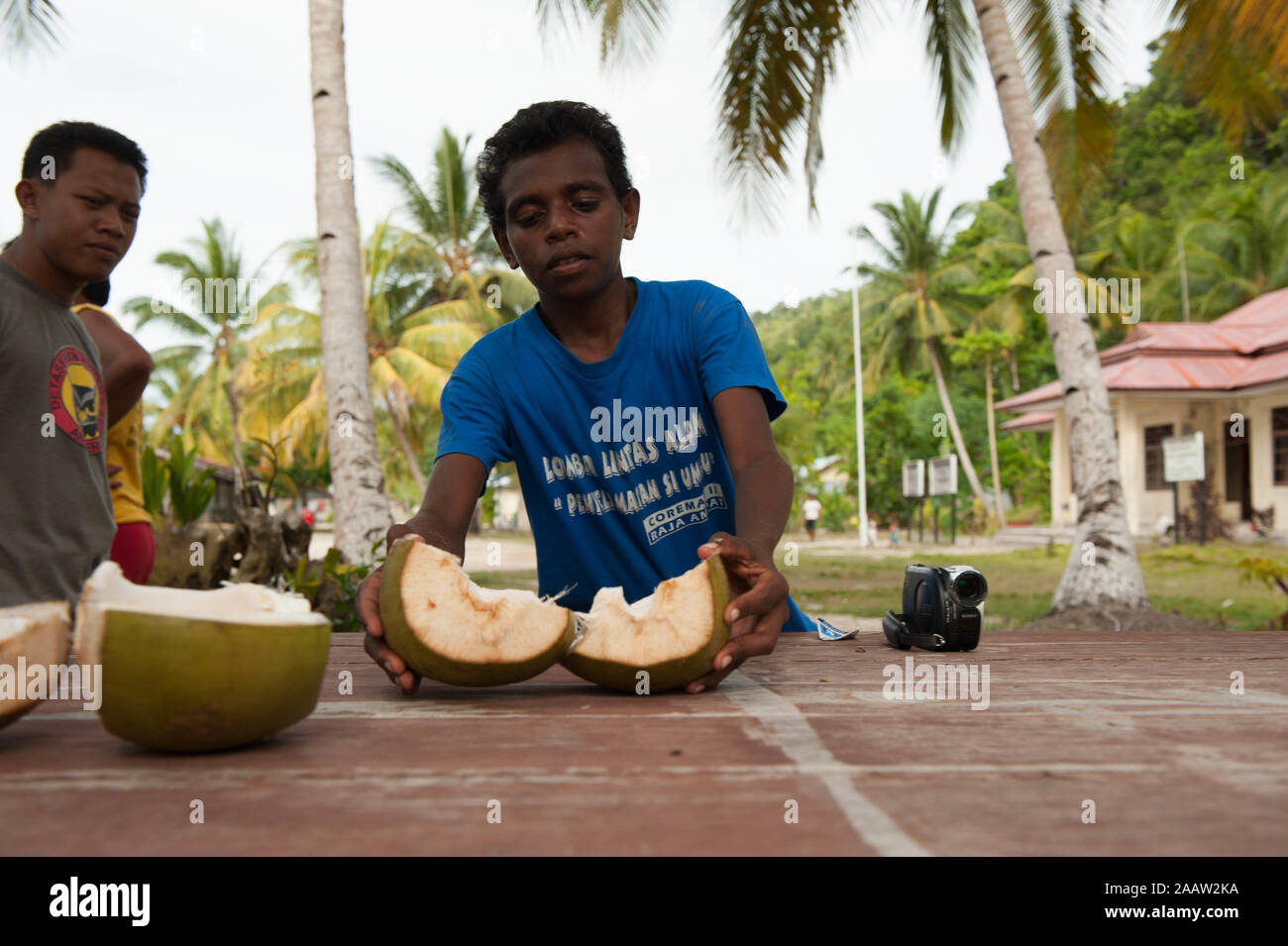 Coral Triangle, Portrait Papua People Stock Photo - Alamy
