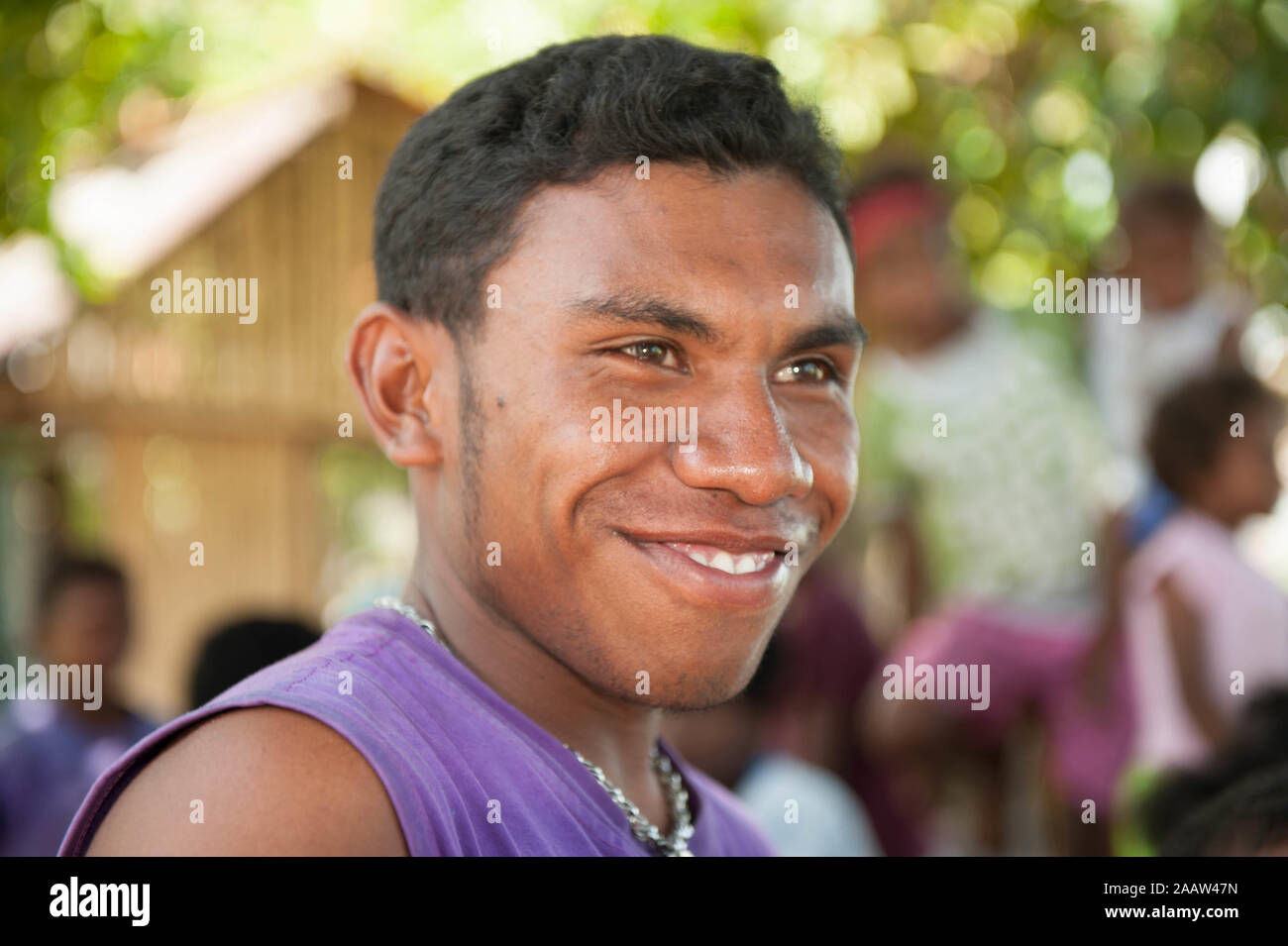 Coral Triangle, Portrait Papua People Stock Photo - Alamy
