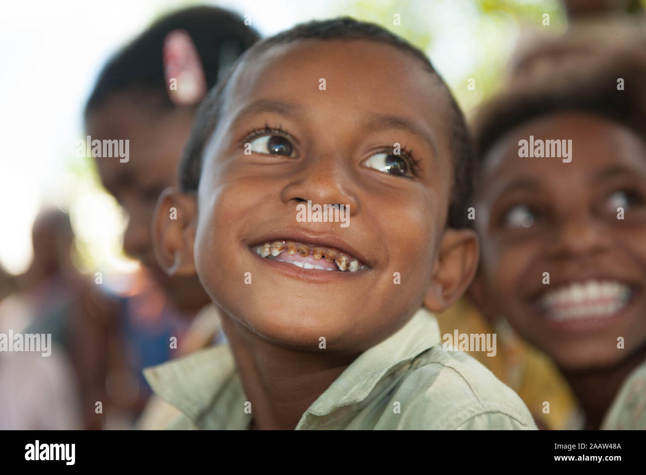 Coral Triangle, Portrait Papua People Stock Photo - Alamy