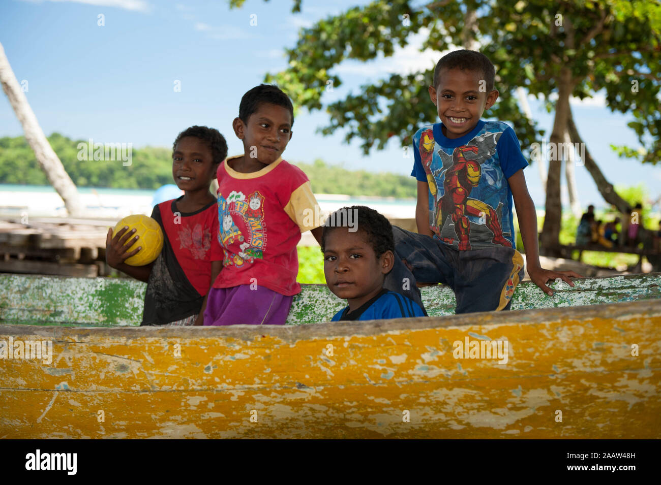 Coral Triangle, Portrait Papua People Stock Photo - Alamy