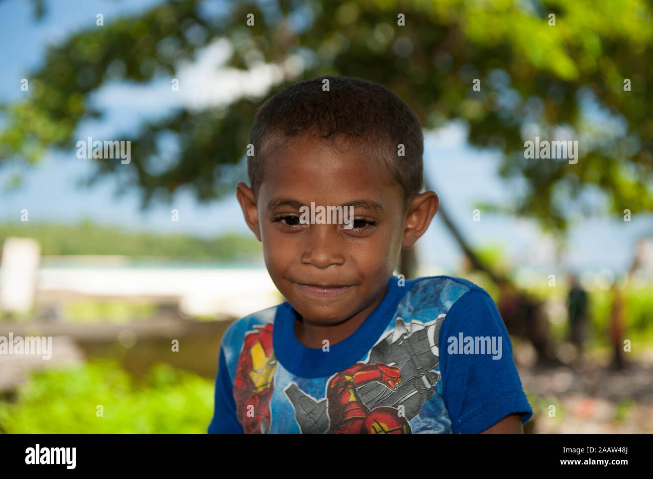 Coral Triangle, Portrait Papua People Stock Photo - Alamy