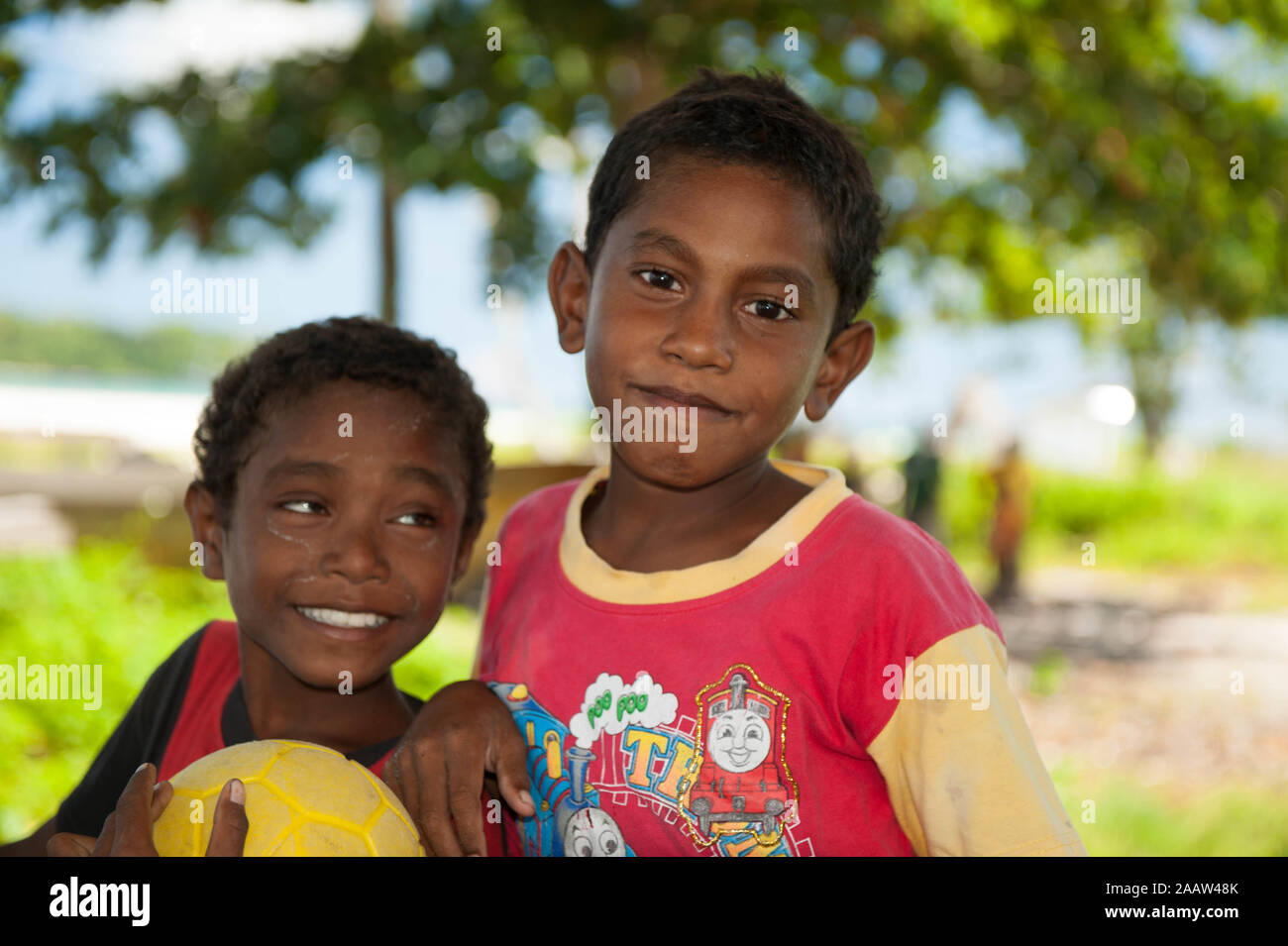 Coral Triangle, Portrait Papua People Stock Photo - Alamy