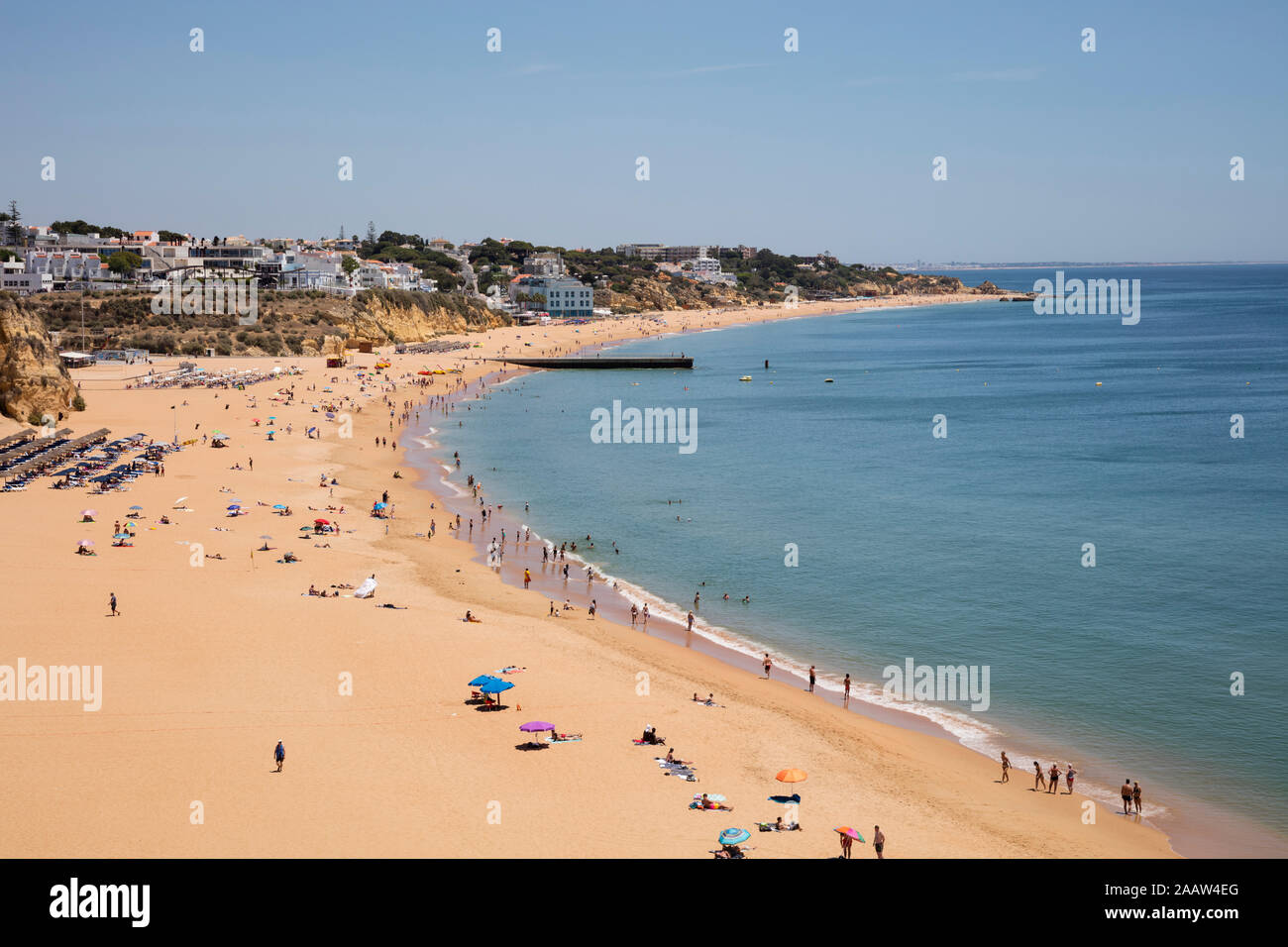 View albufeira old town beach hi-res stock photography and images - Alamy