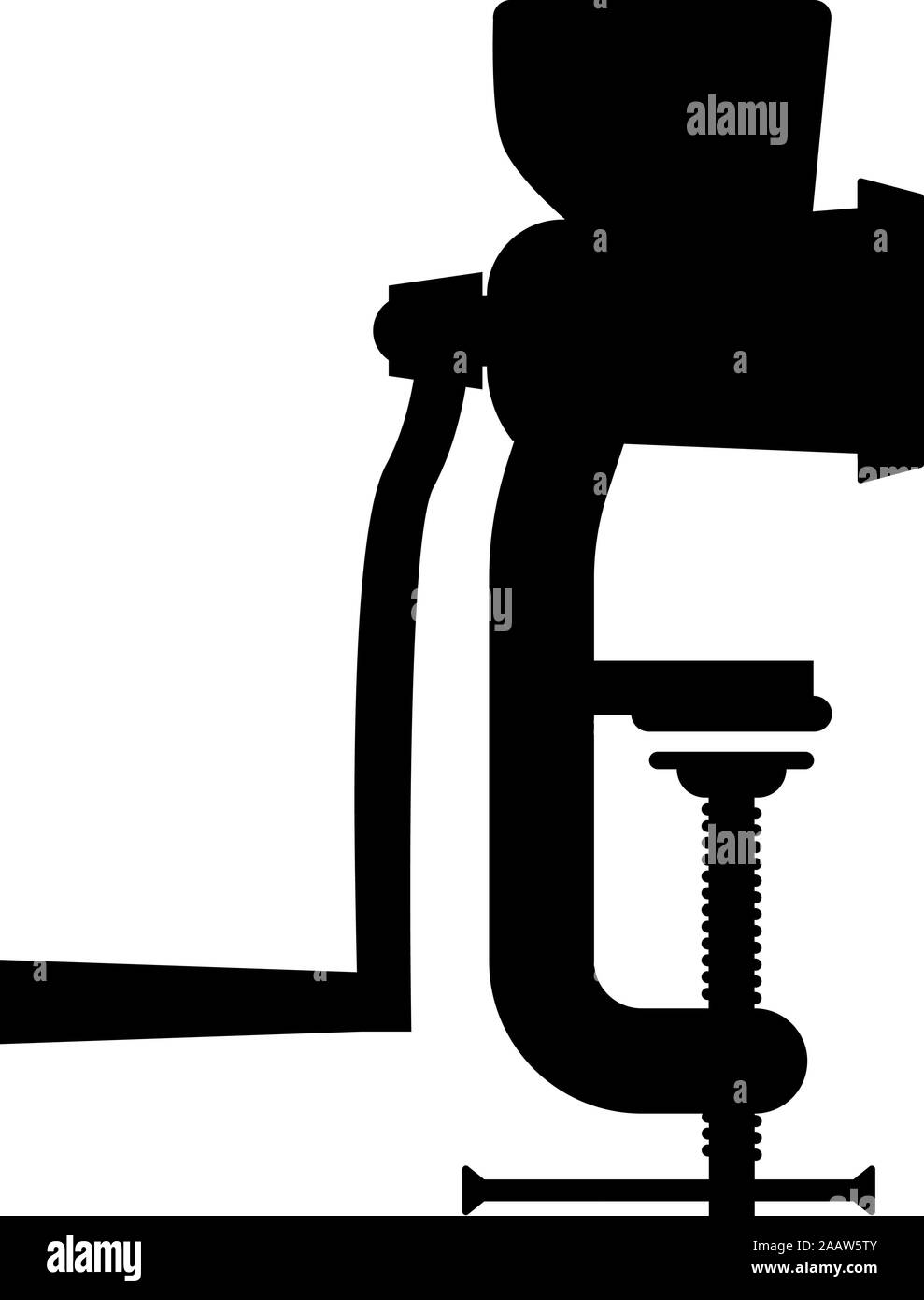 Manual mincer Meat grinder Vintage kitchen equipment Mill Shredder icon ...