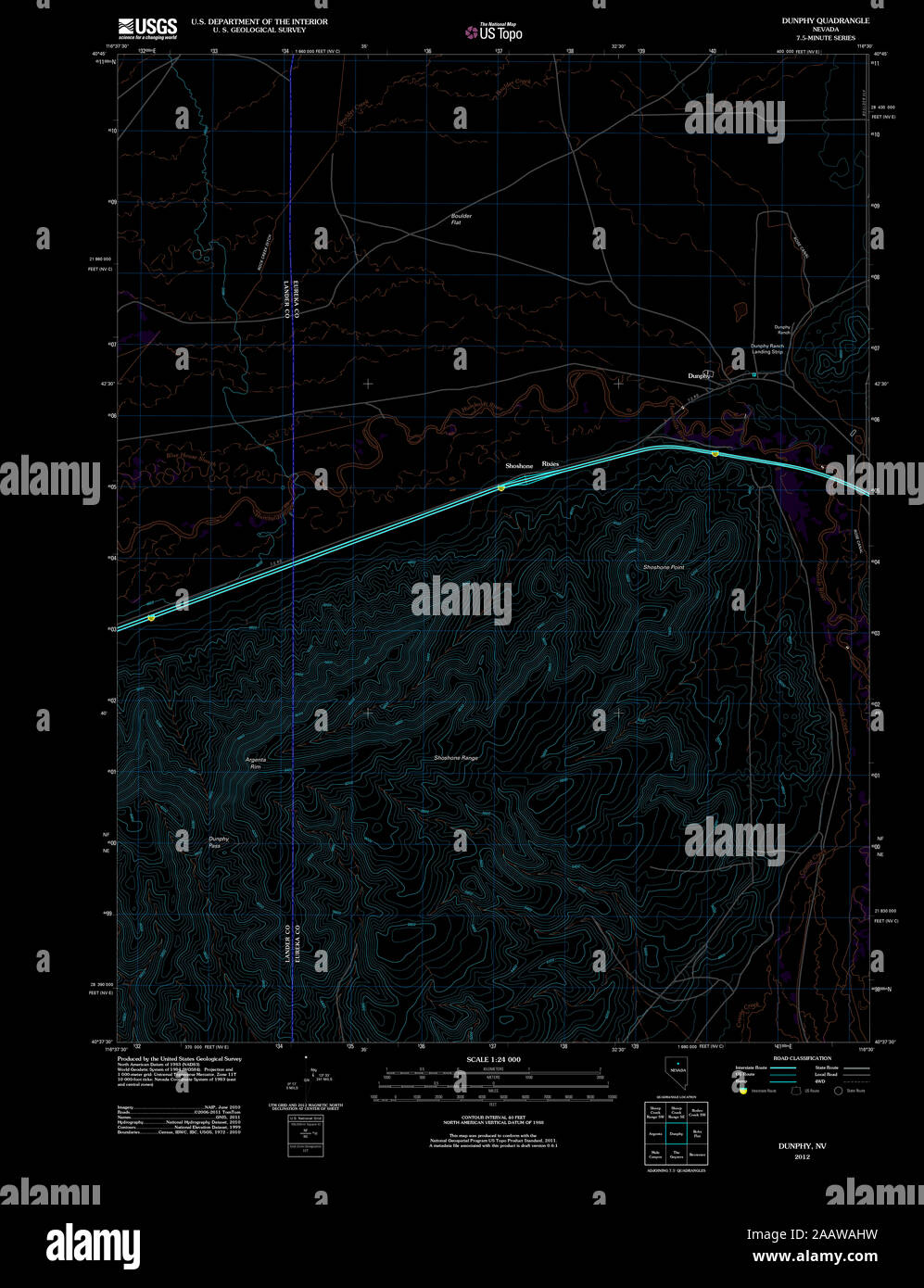 Dunphy map hi-res stock photography and images - Alamy