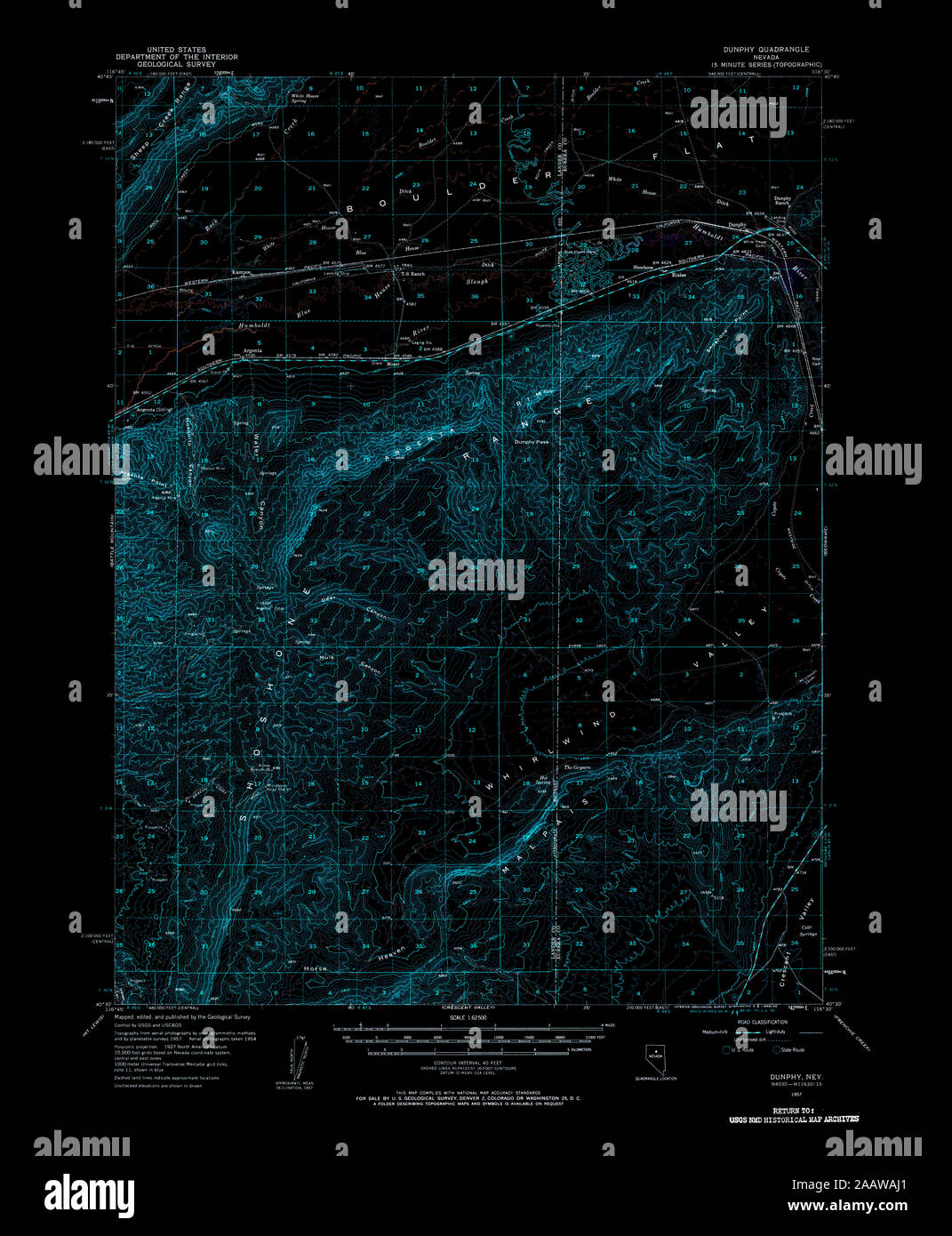 Map of dunphy hi-res stock photography and images - Alamy