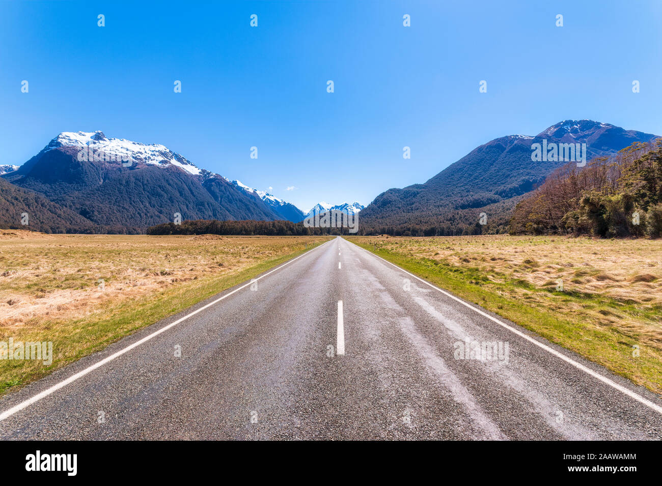 State Highway 94, Fiordland National Park, South Island, New Zealand ...