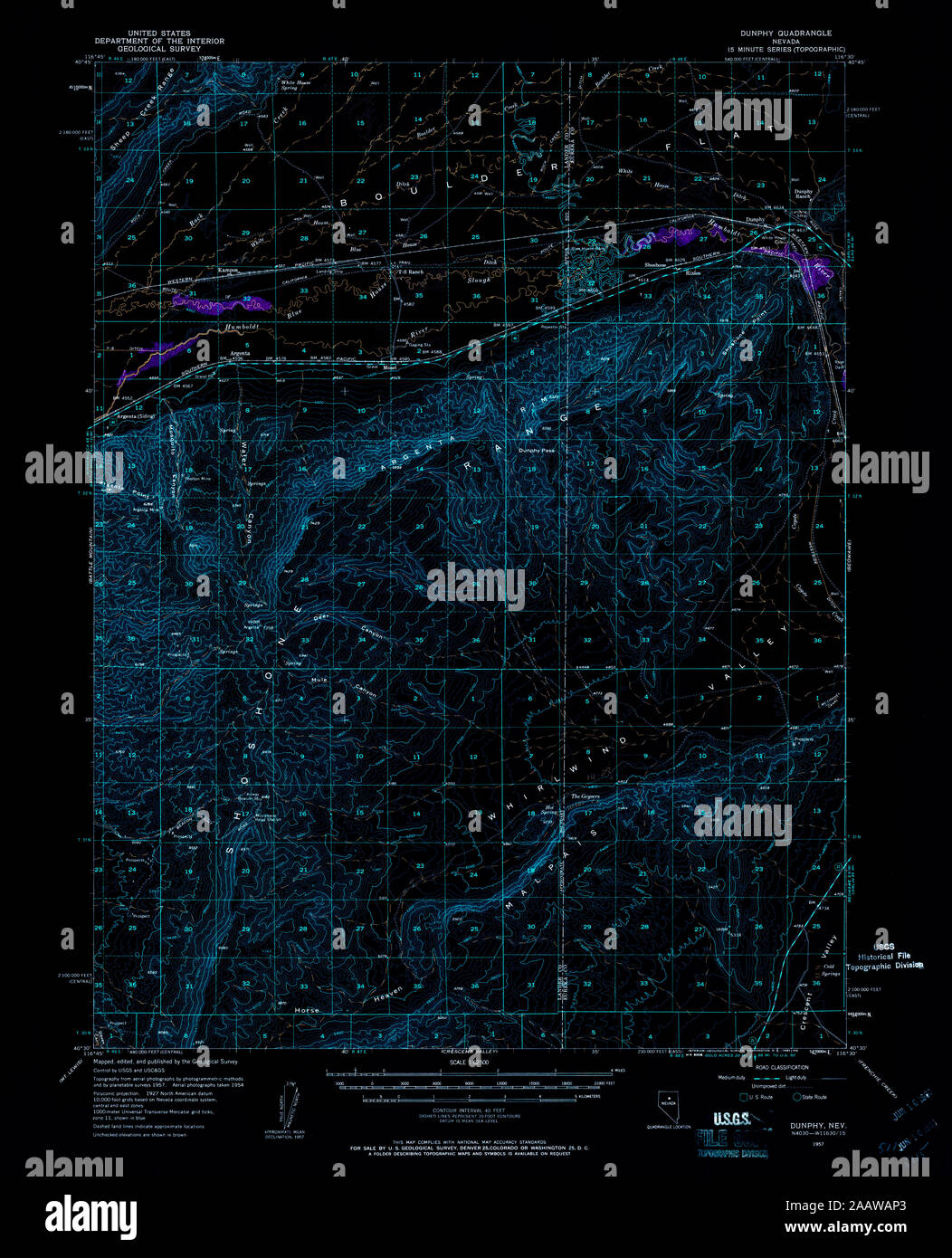 Dunphy map hi-res stock photography and images - Alamy