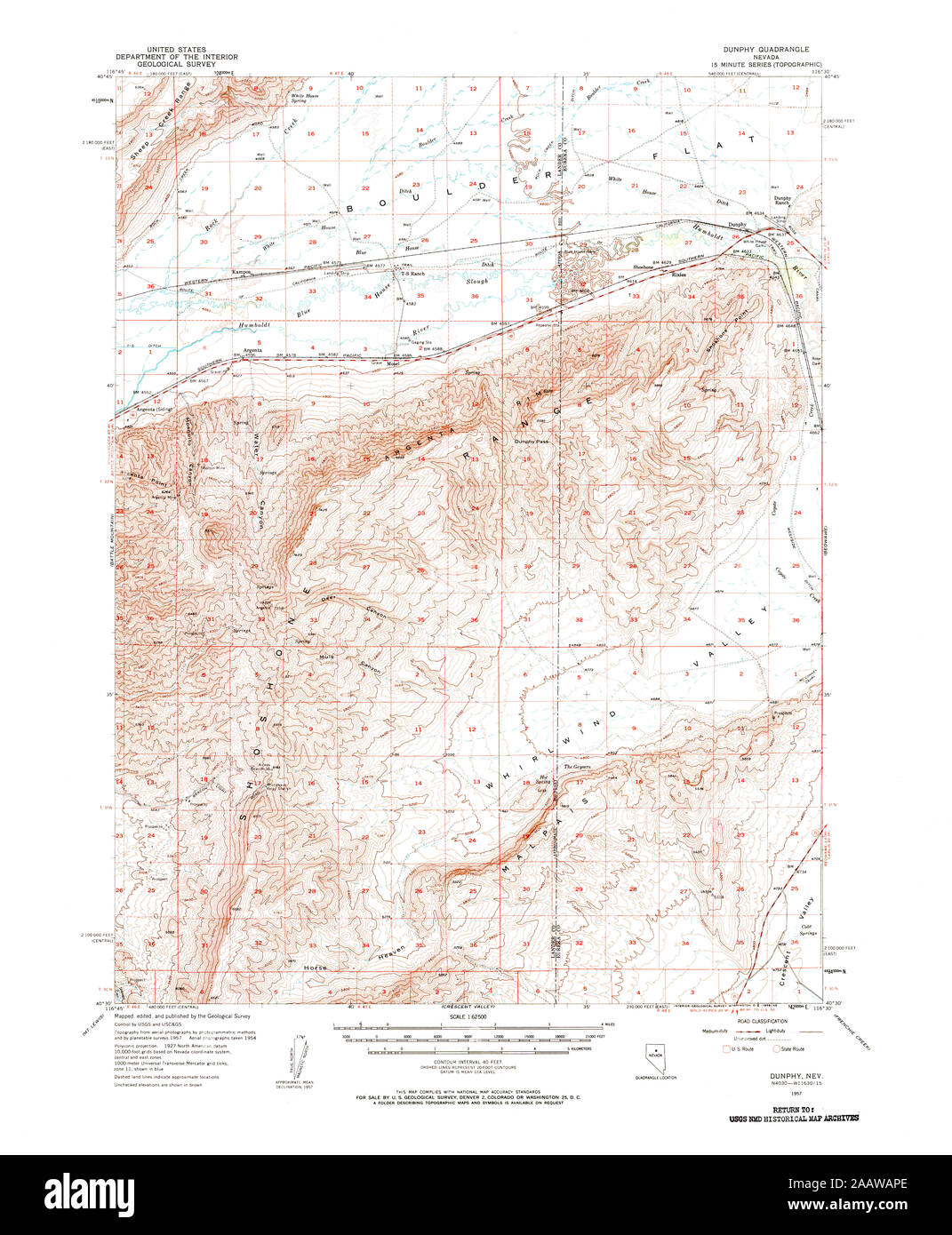 Dunphy map hi-res stock photography and images - Alamy