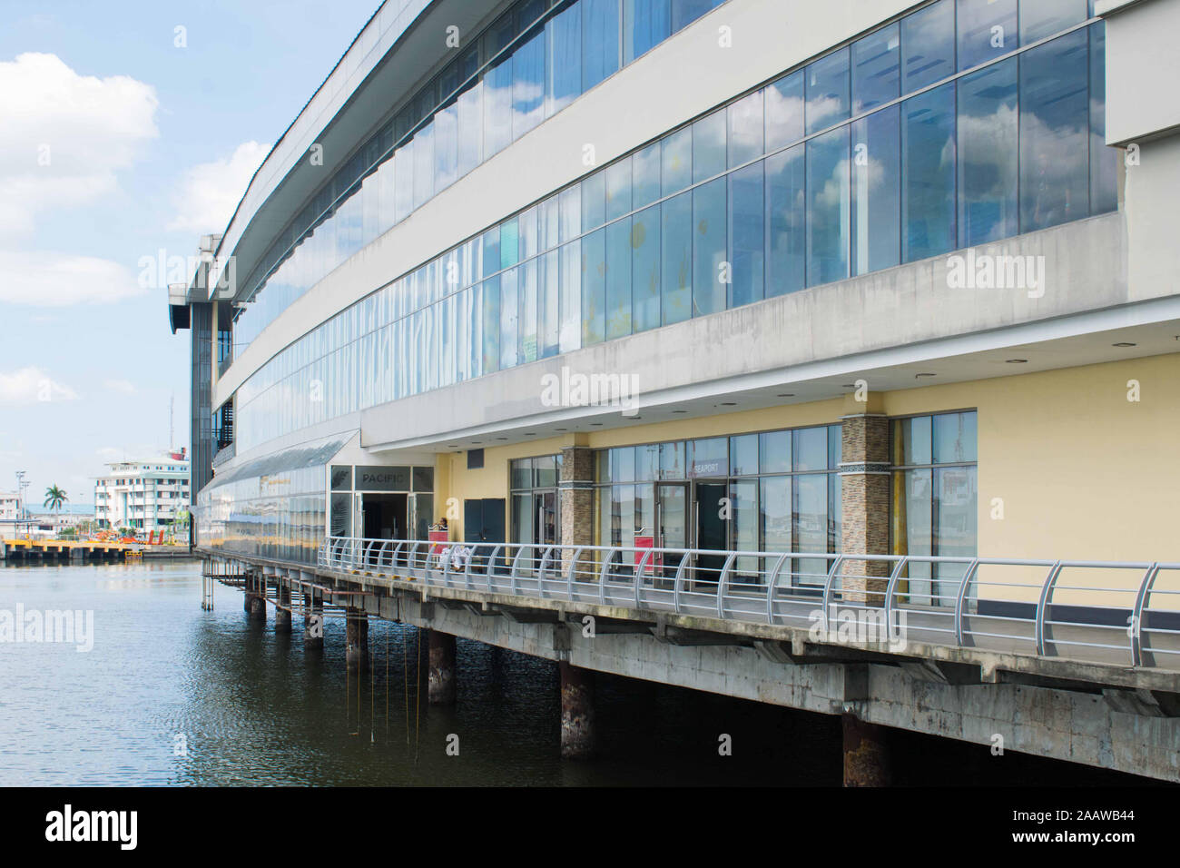 OCT. 26, 2019-MANILA PHILIPPINES : Balcony of the Manila Ocean park ...
