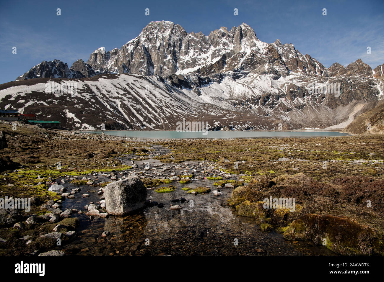 Goyko Lake, Solo Khumbu, Nepal Stock Photo - Alamy