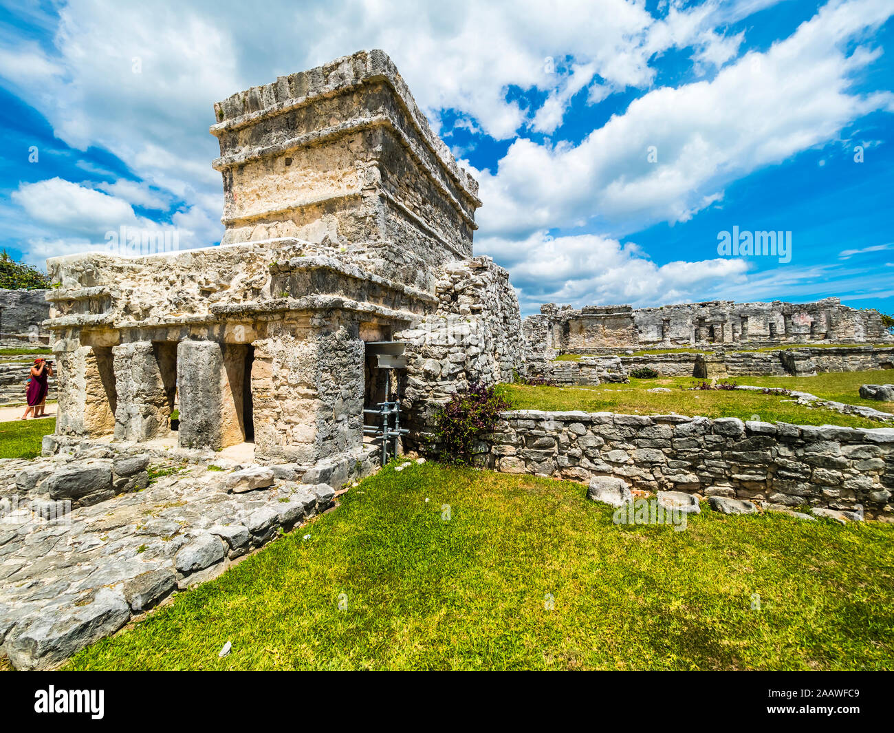 Mexico, Yucatan, Riviera Maya, Quintana Roo, Tulum, Archaeological ...