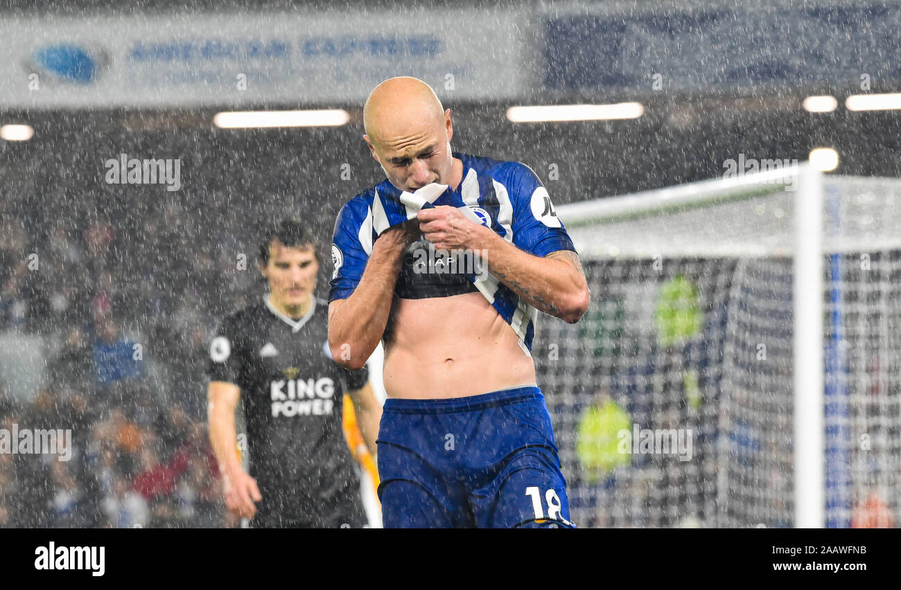 Aaron Mooy of Brighton during the Premier League match between Brighton ...