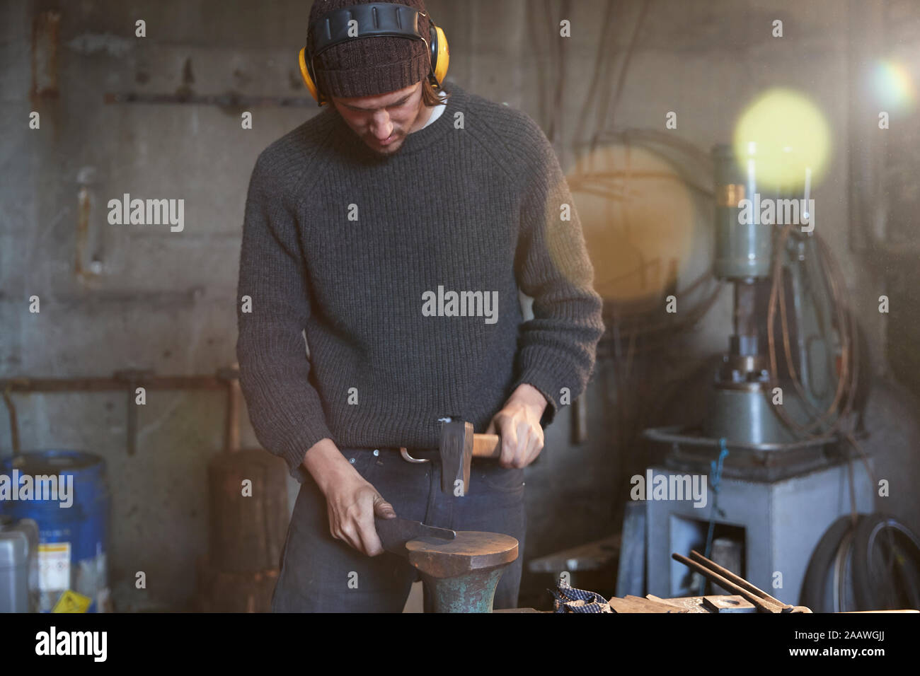 Making cutlery hi-res stock photography and images - Alamy