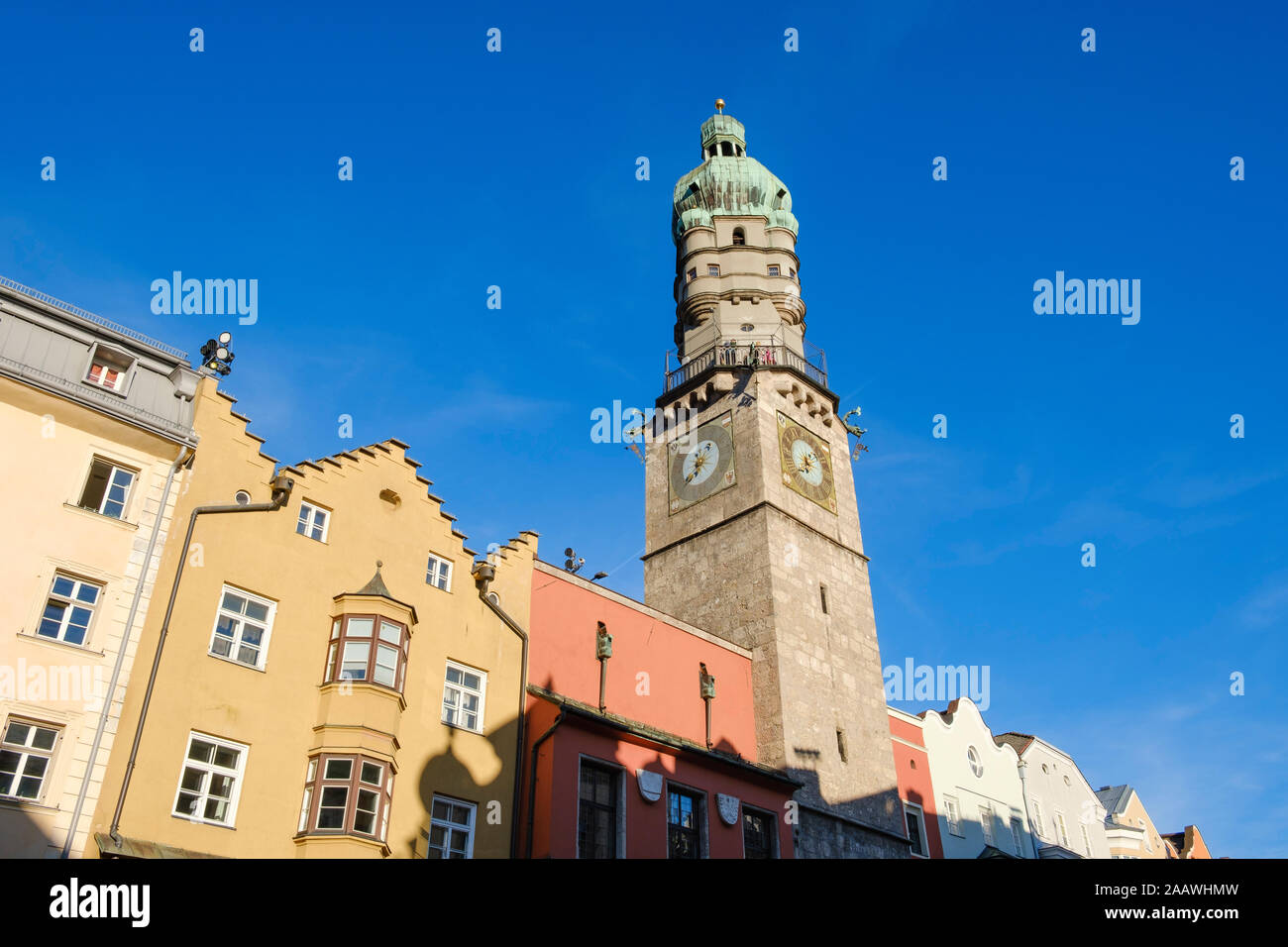 Innsbruck city tower hi-res stock photography and images - Alamy