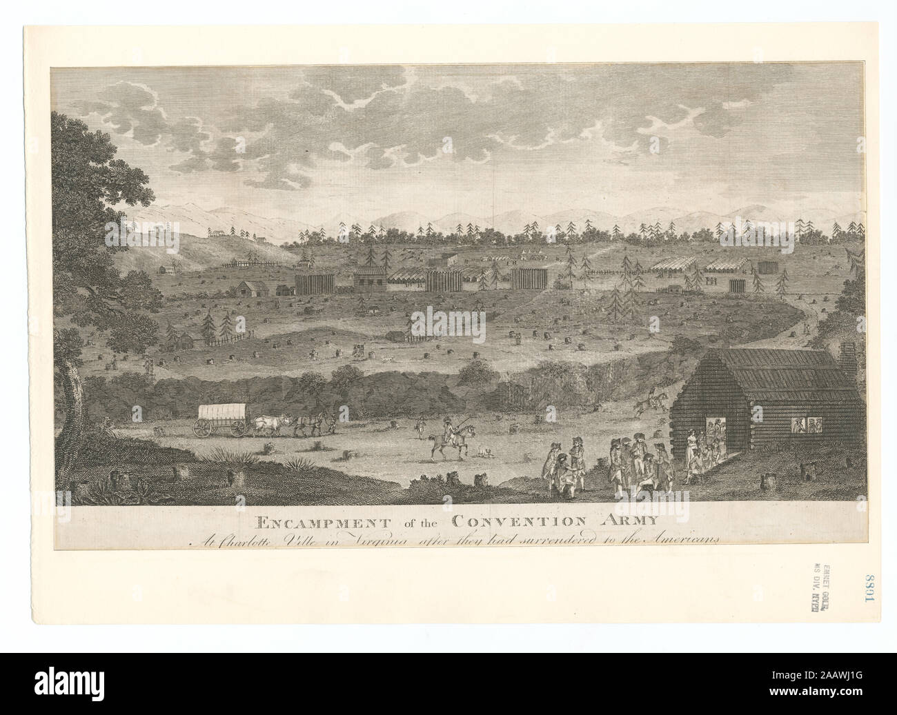 Revolutionary war tents Cut Out Stock Images & Pictures - Alamy