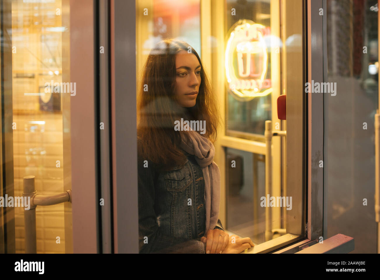 Alone attractive female hi-res stock photography and images - Alamy