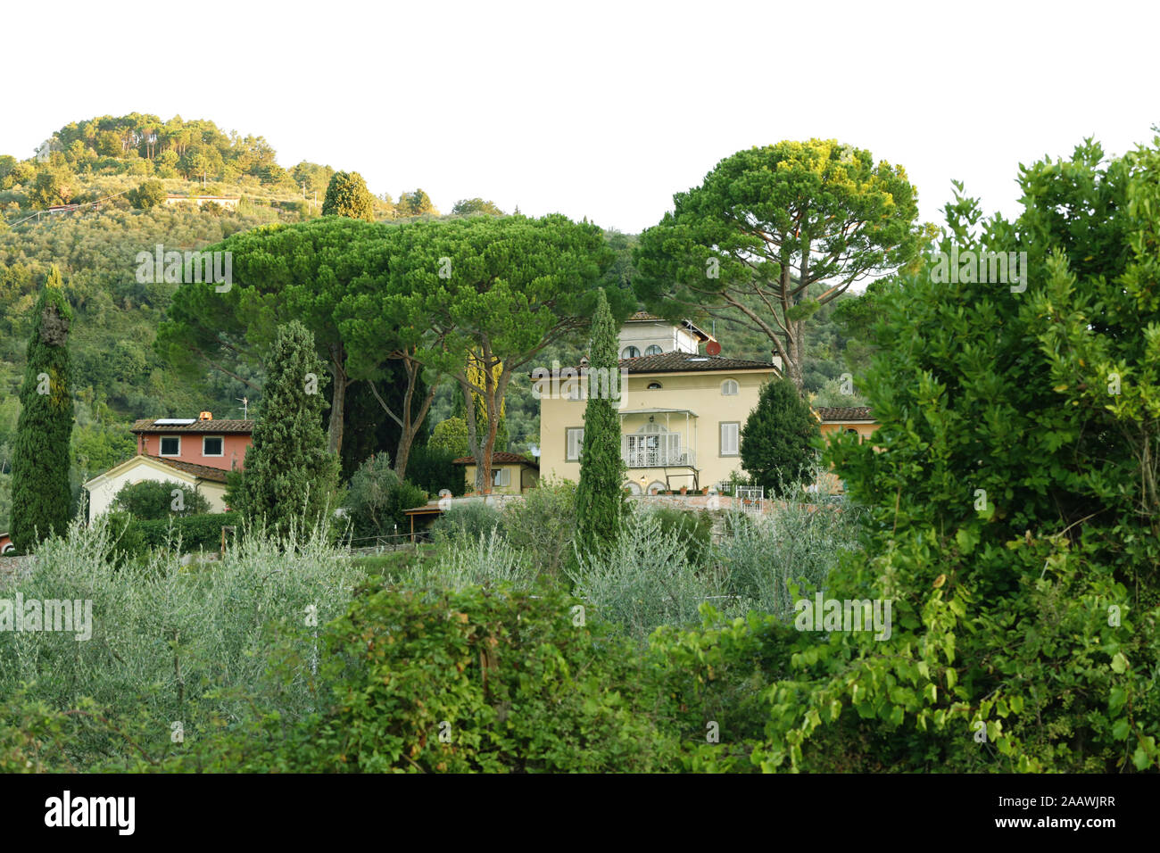 Italian landscapes, architecture and gardens beautiful views Stock ...
