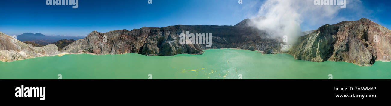 Aerial view kawah ijen hi-res stock photography and images - Alamy