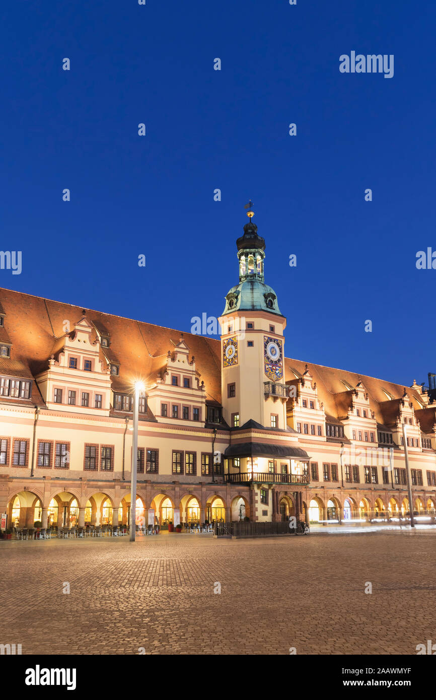 Leipzig old town hall clock tower hi-res stock photography and images ...