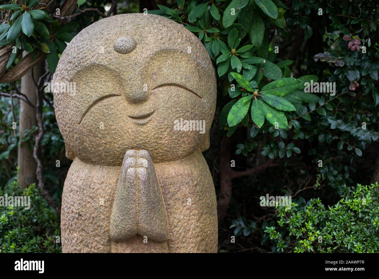 Buddha statue in a Tokyo temple, Japan Stock Photo - Alamy