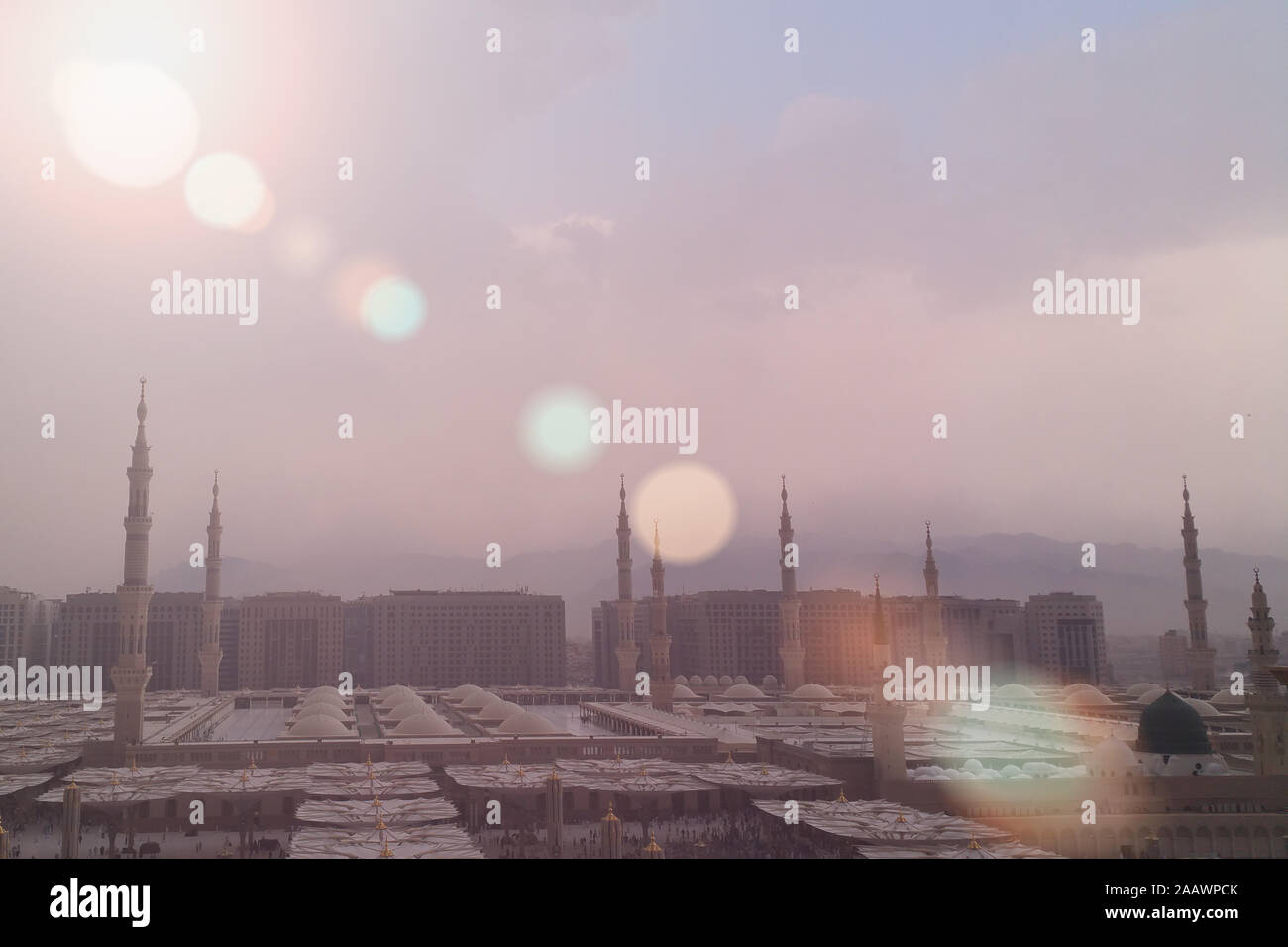 MECCA, SAUDI ARABIA, september 2016., Muslims at Mount Arafat (or Jabal ...