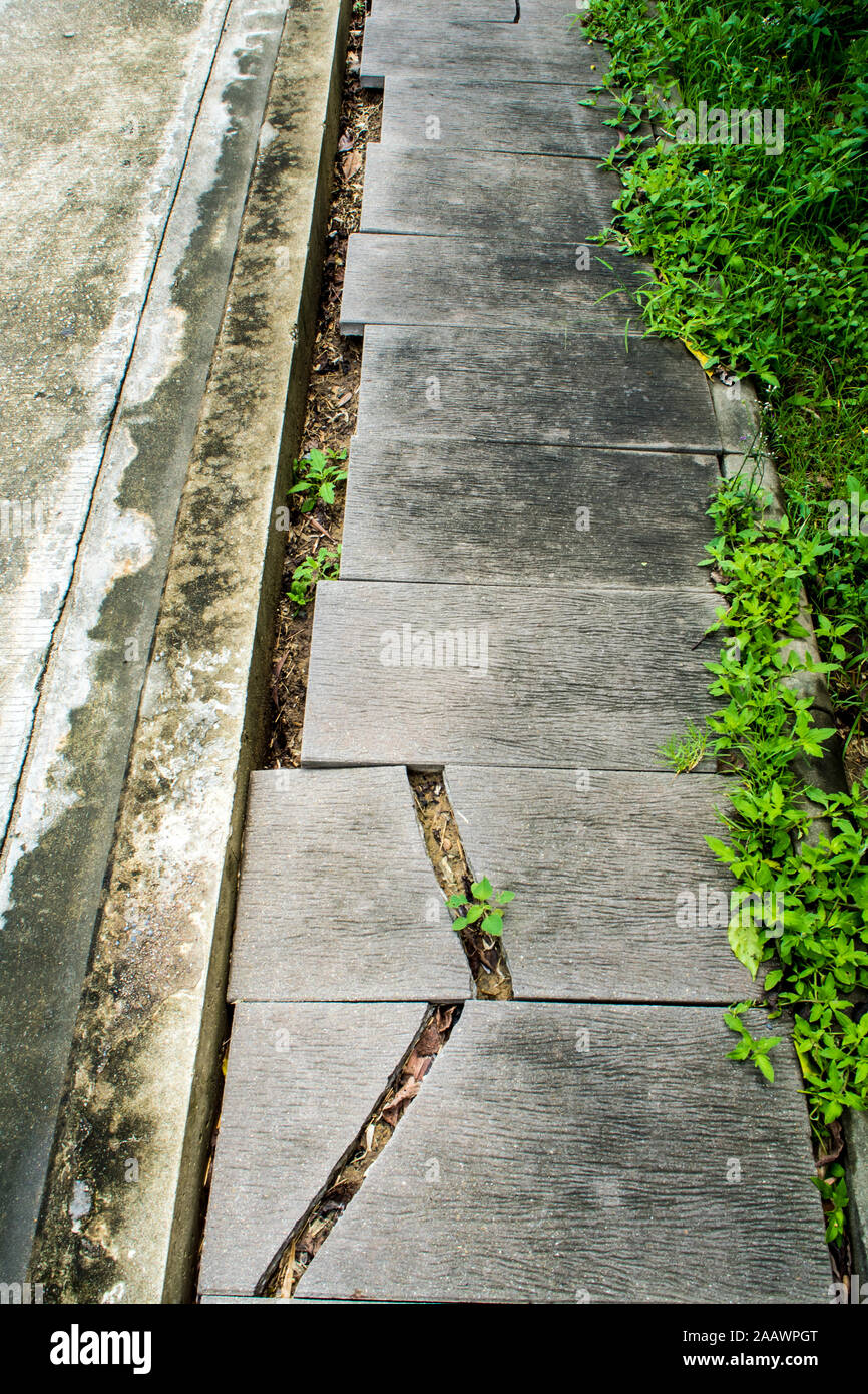 Broken asphalt slabs hi-res stock photography and images - Alamy