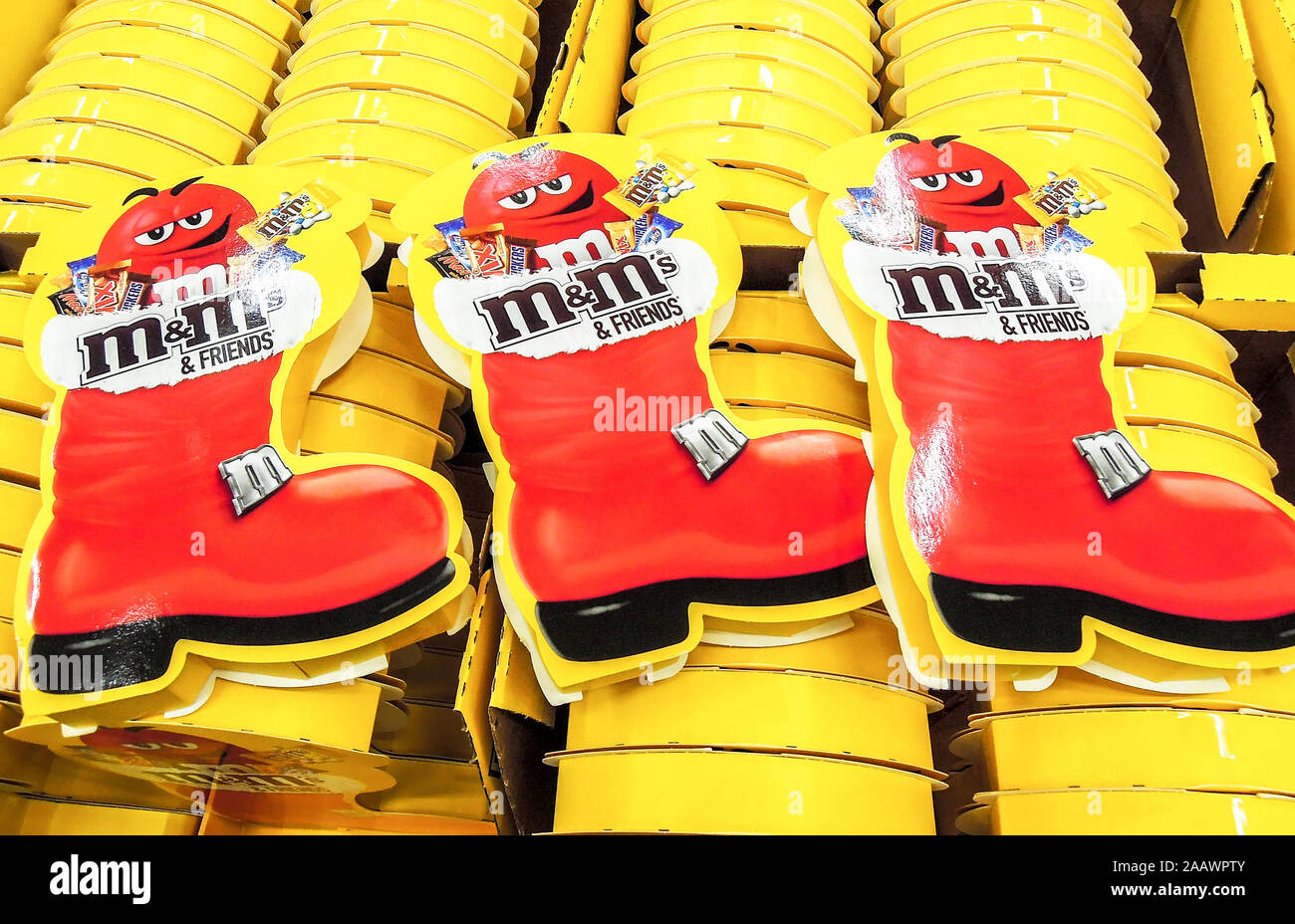 Samara, Russia - November 23, 2019: Packed M&M's and friends candy ...