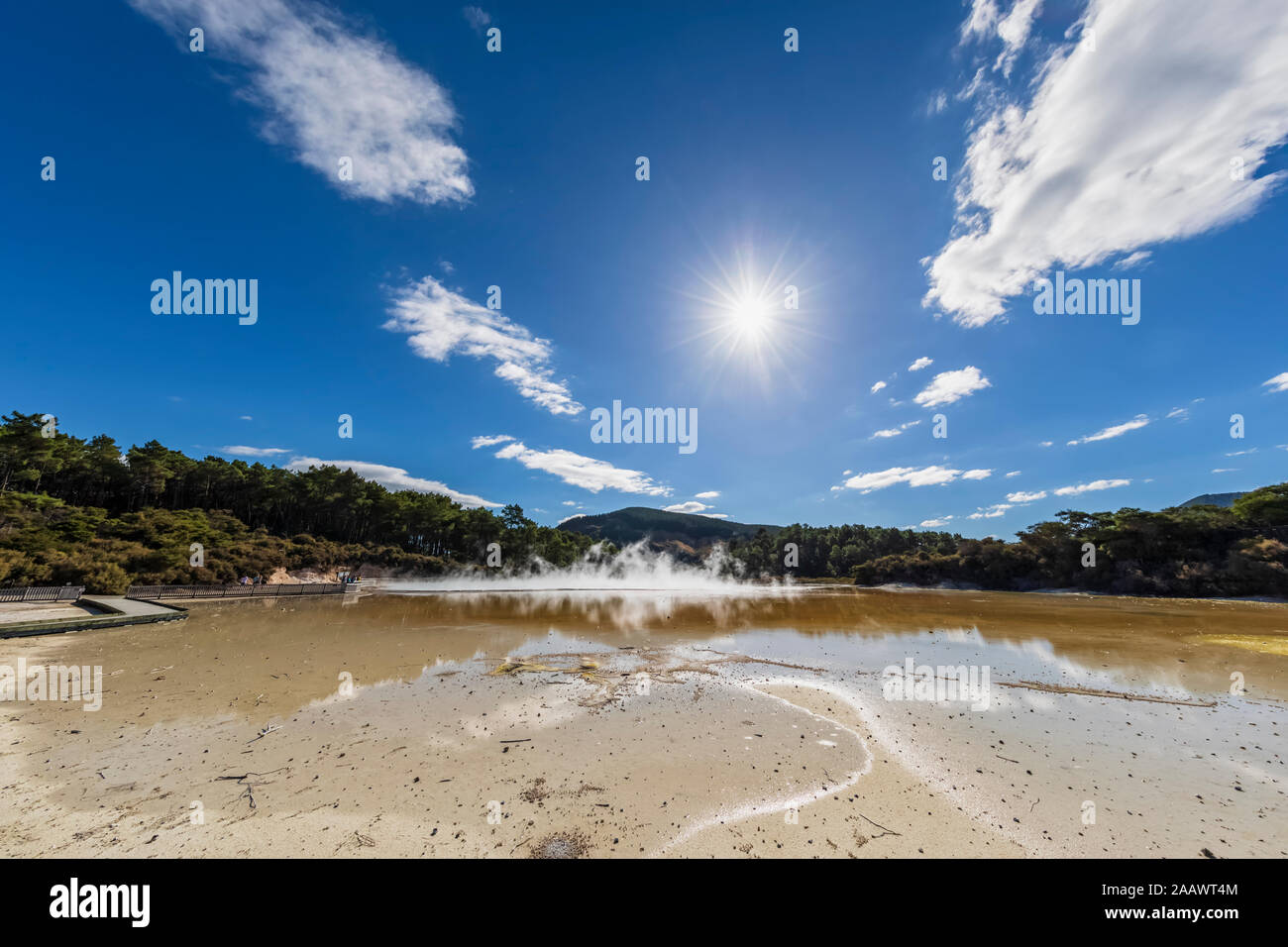 Wai-O-Tapu Thermal Wonderland, Taupo Volcanic Zone, North Island, New ...