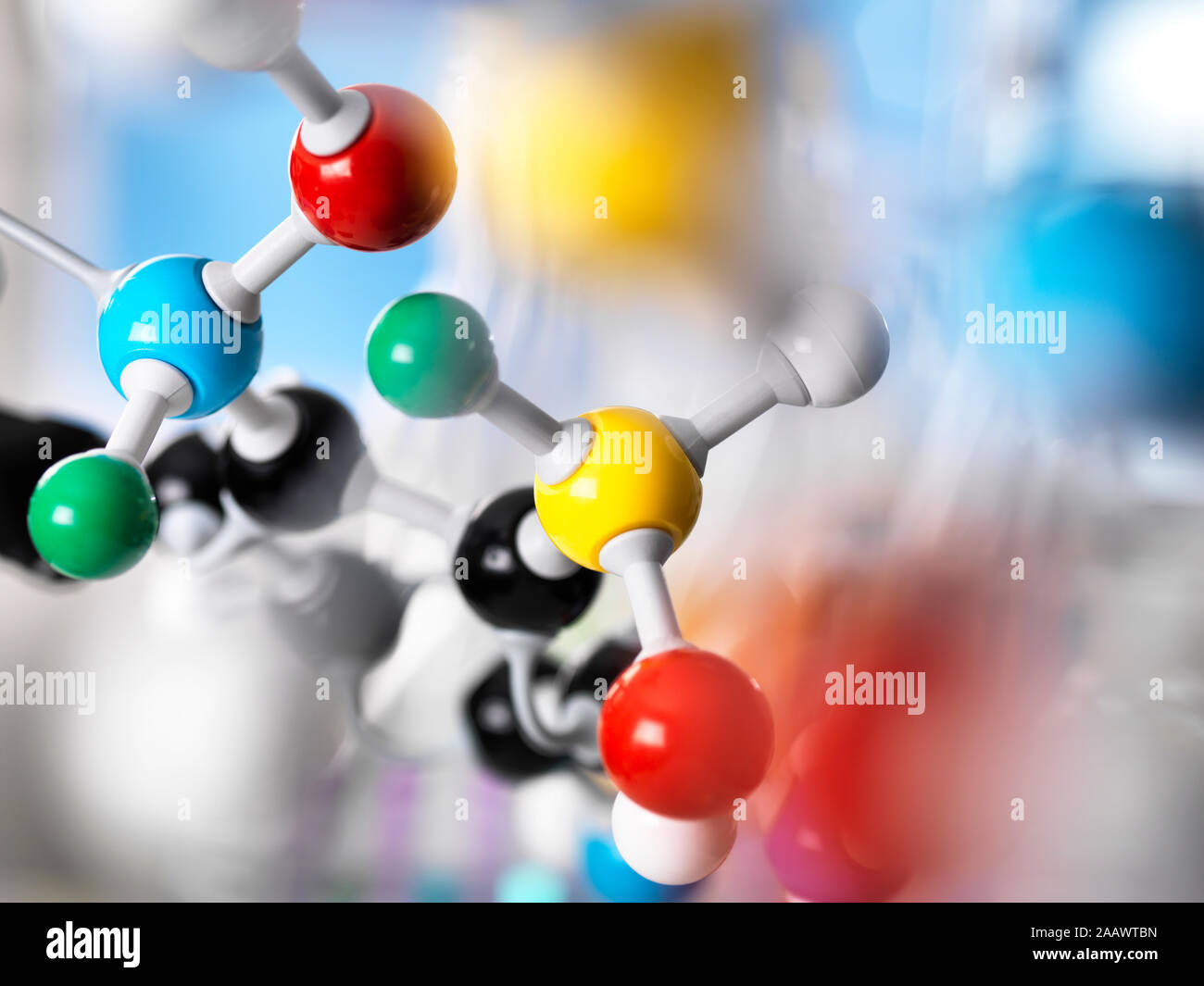 Ball stick model chemical chemistry hi-res stock photography and images ...