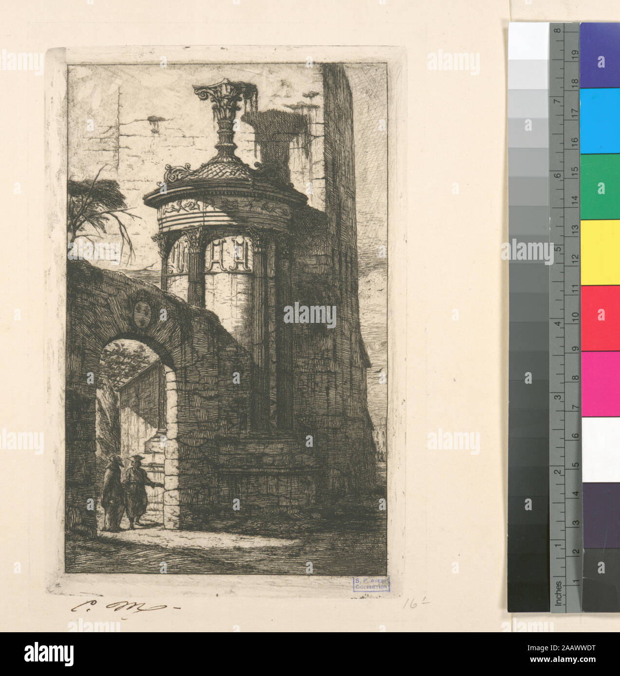 Entrée du couvent des capucins français à Athènes Admission is granted ...