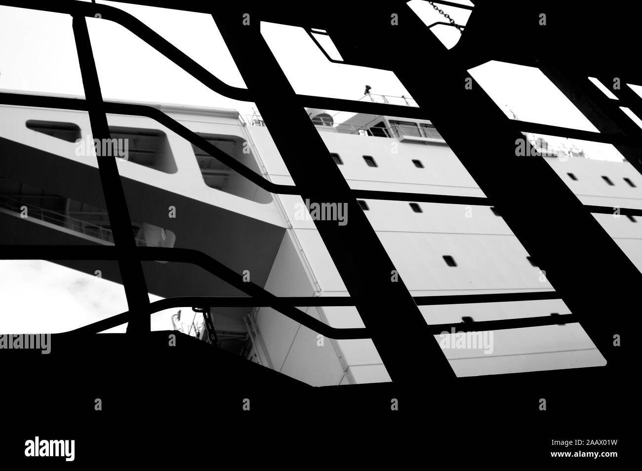 Container ship in export and import business and logistics Stock Photo ...