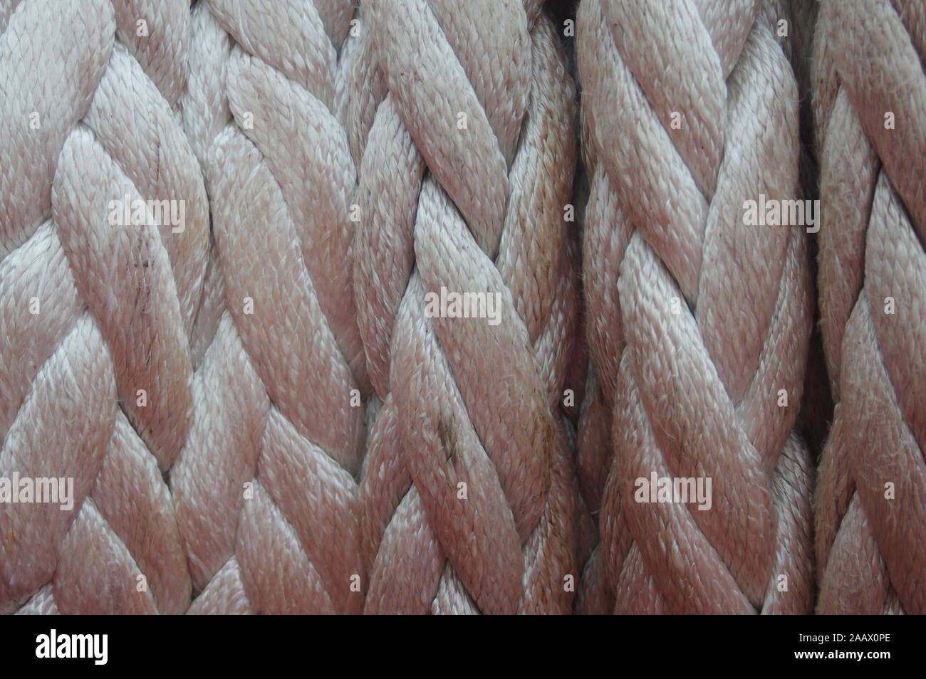 Port rope. Mooring rope. Rope for fastening ships and cargo Stock Photo ...