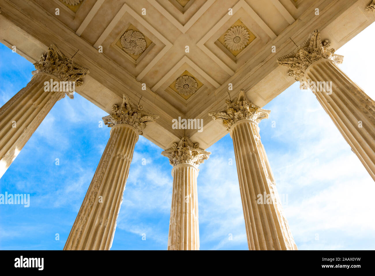 The Maison Carree (square house) is an ancient Roman temple in Nîmes ...