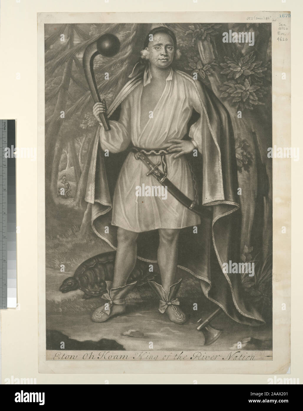 Etow Oh Koam, King of the River Nation Printmakers include Henry Bryan ...