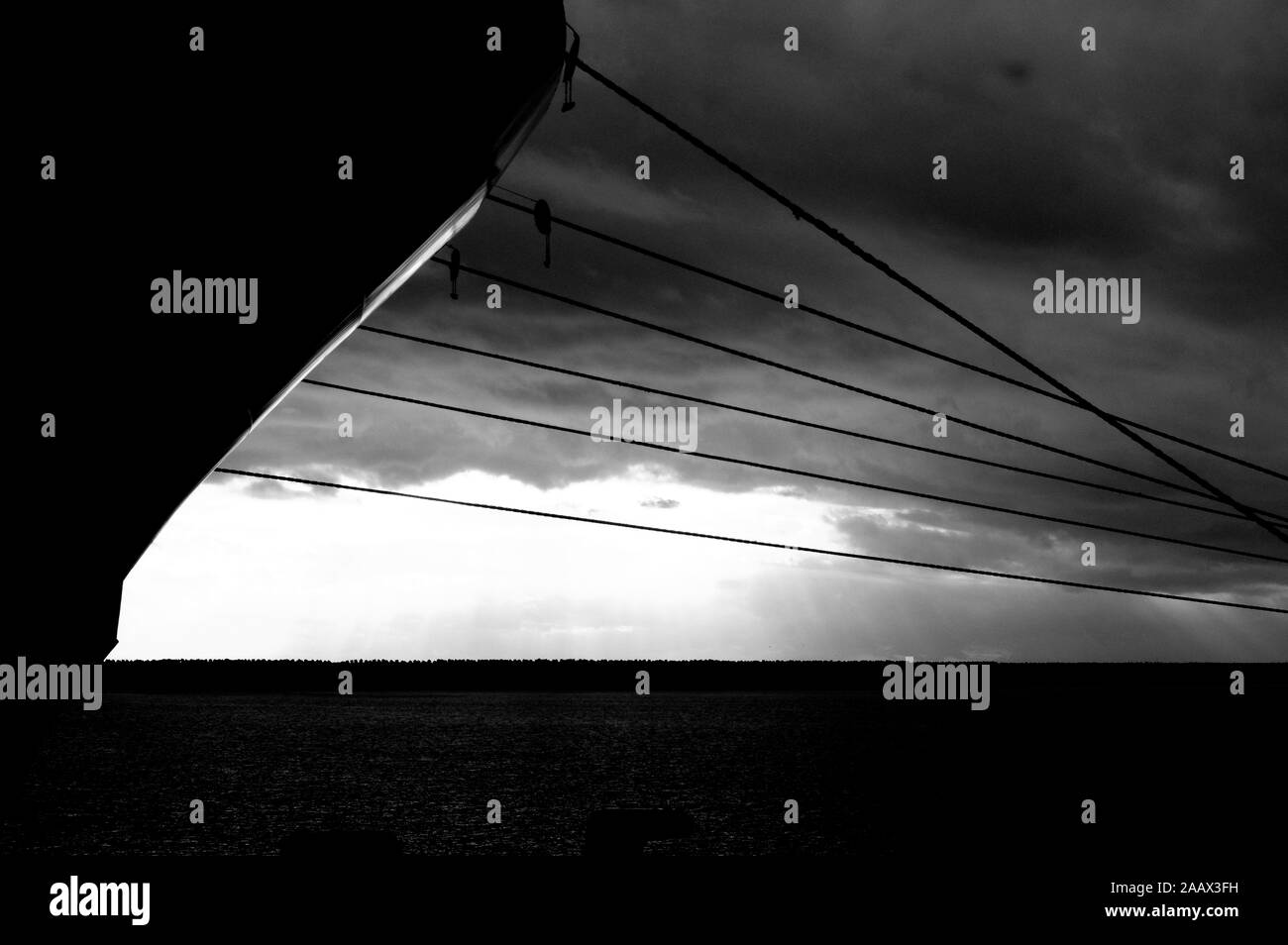 Port rope. Mooring rope. Rope for fastening ships and cargo Stock Photo ...