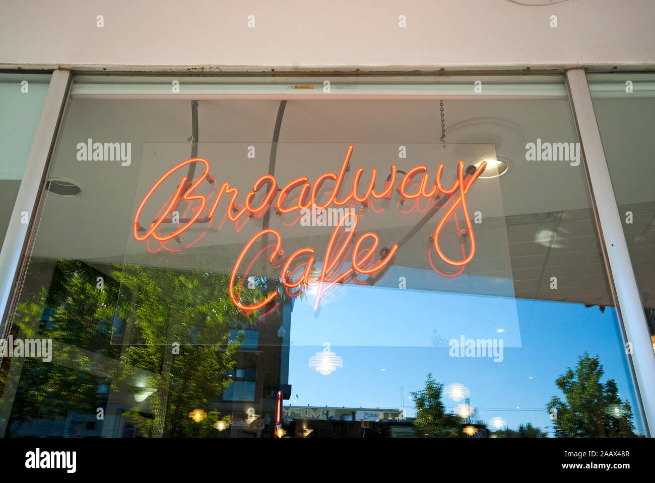 Broadway Cafe in Saskatoon, Saskatchewan, Canada Stock Photo - Alamy
