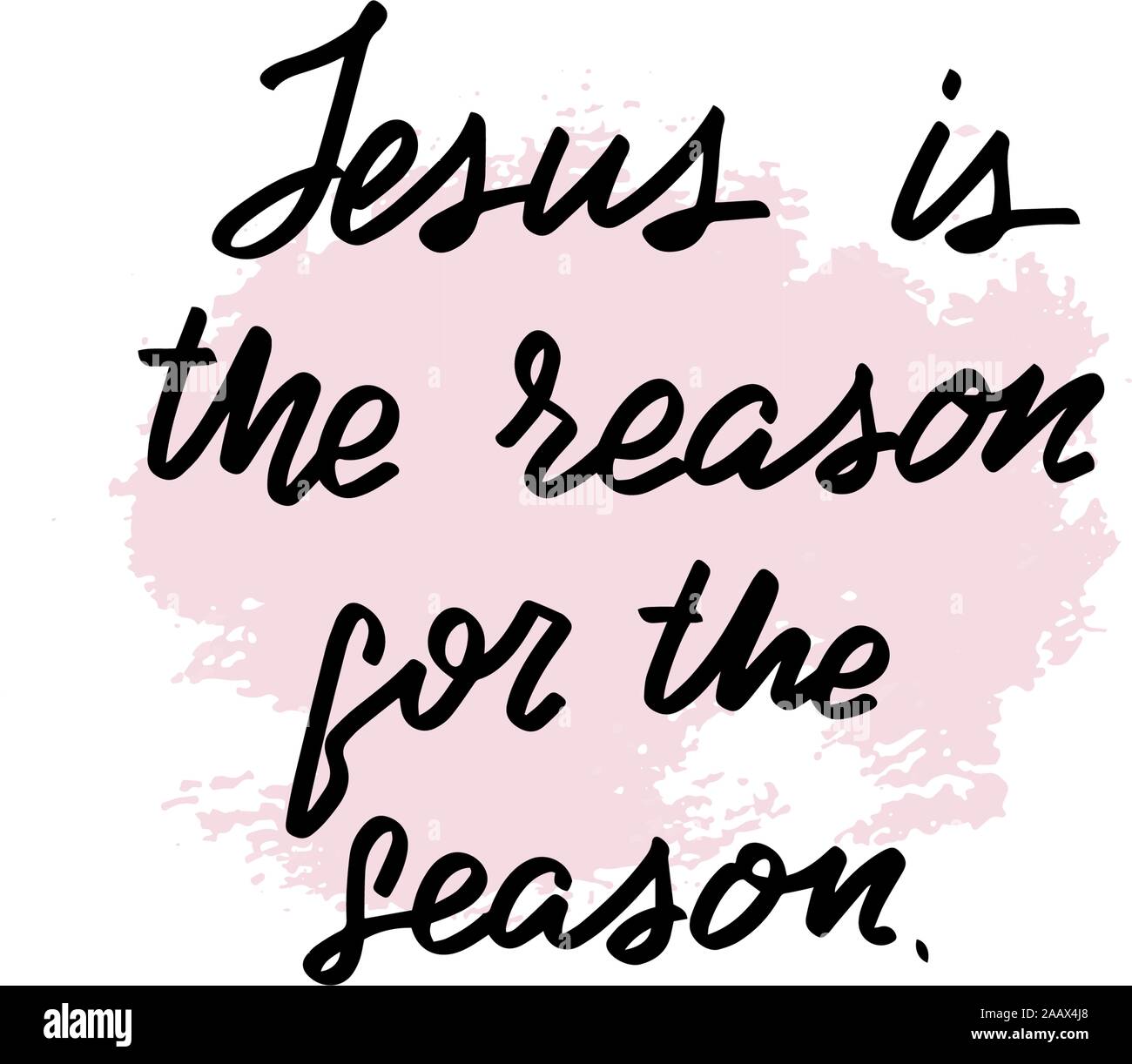 Vector calligraphy illustration isolated on white background Stock ...