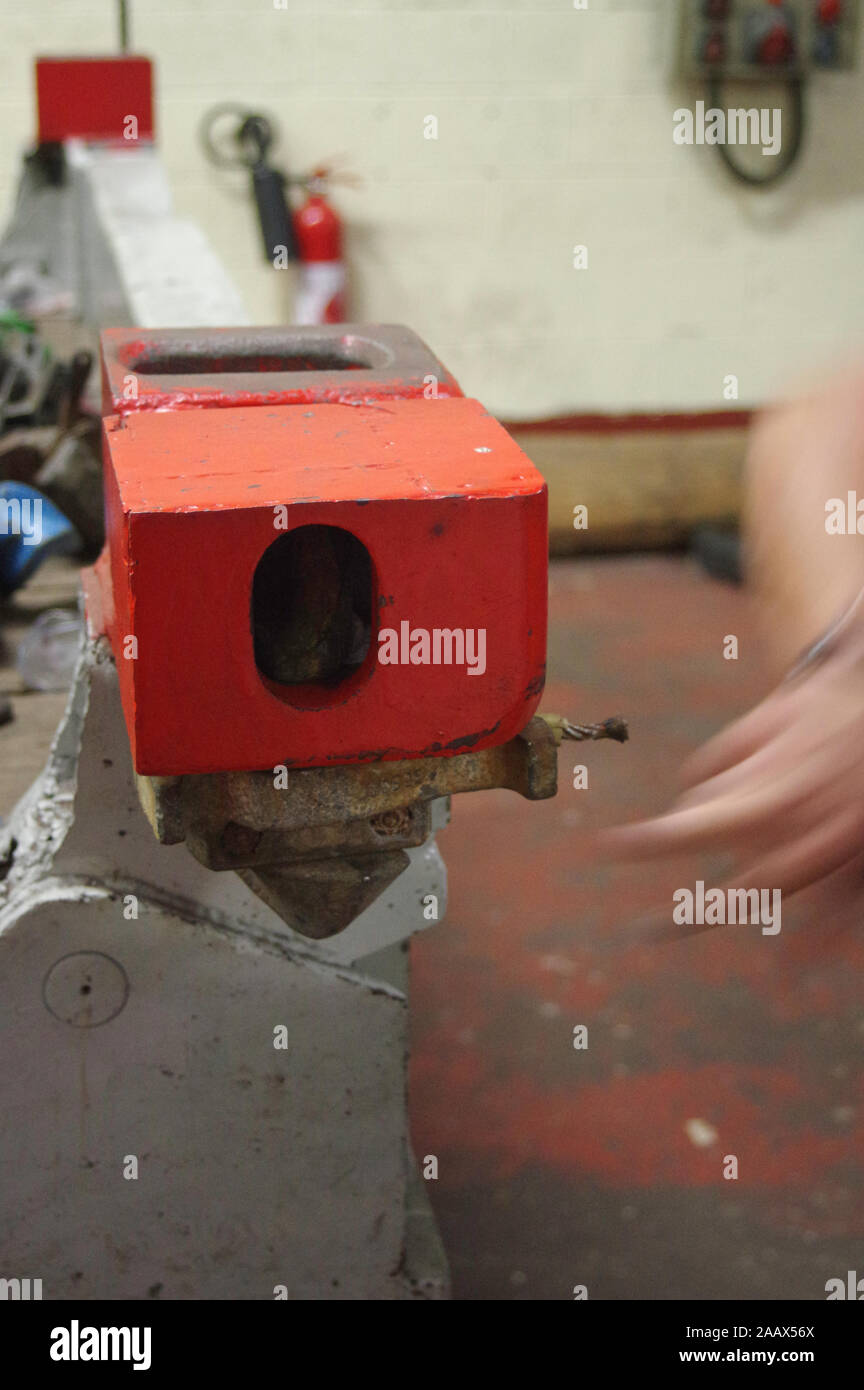 Mechanical engineer checking and inspect cargo containers connection ...