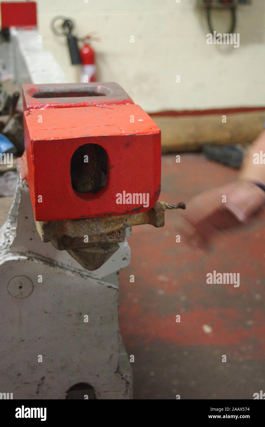 Mechanical engineer checking and inspect cargo containers connection ...