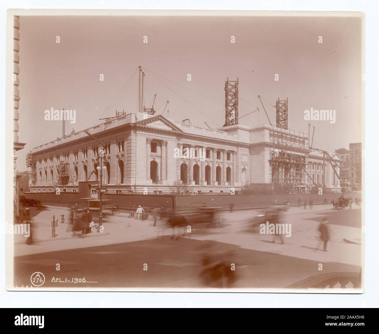 Exterior marble work - building seen from the southeast corner of Fifth ...