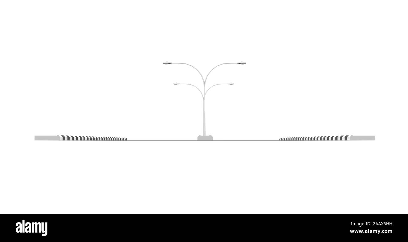 Top view winding asphalt Cut Out Stock Images & Pictures - Alamy