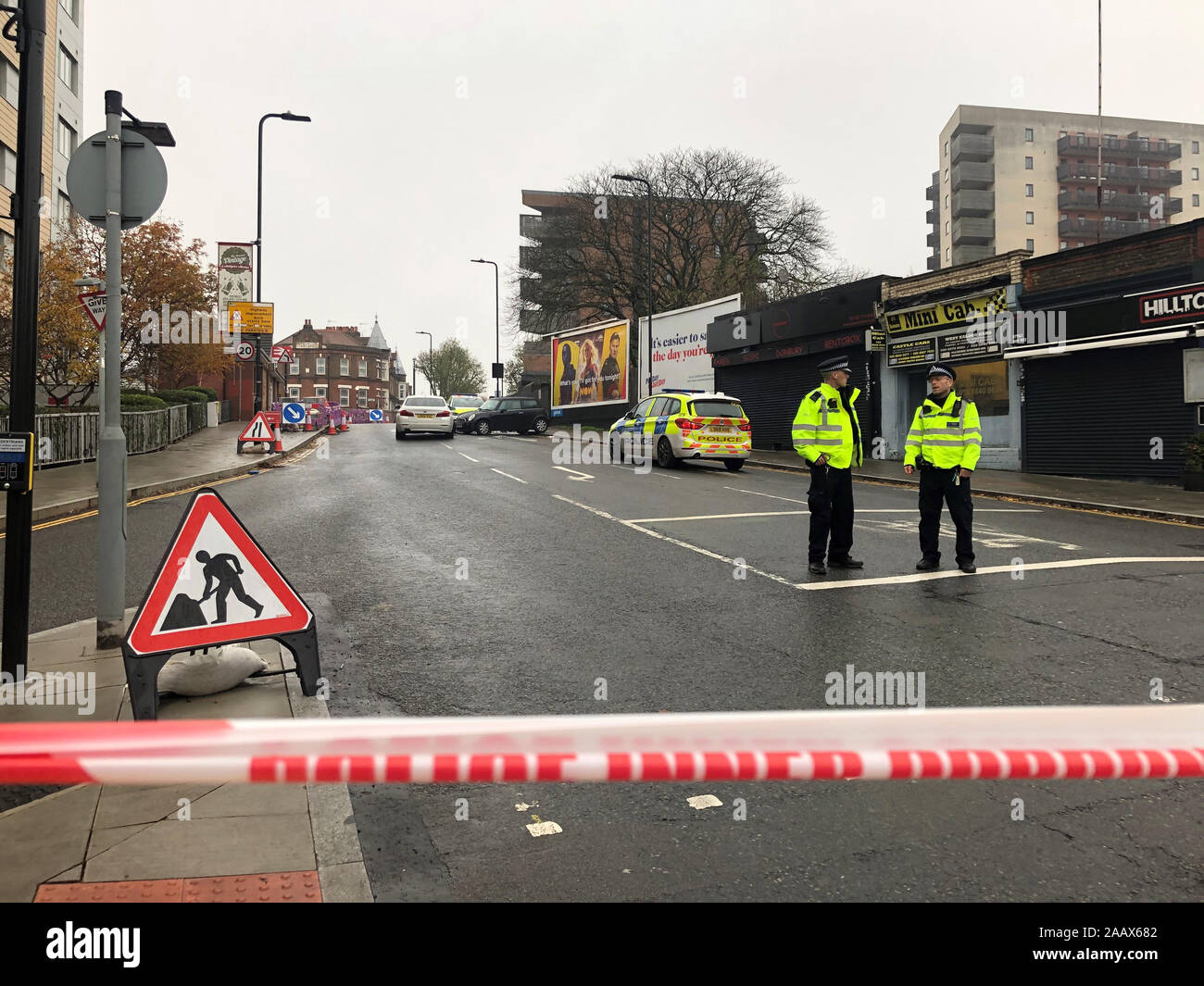The scene outside West Ealing railway station where a man died after ... The scene outside West Ealing railway station where a man died after ...