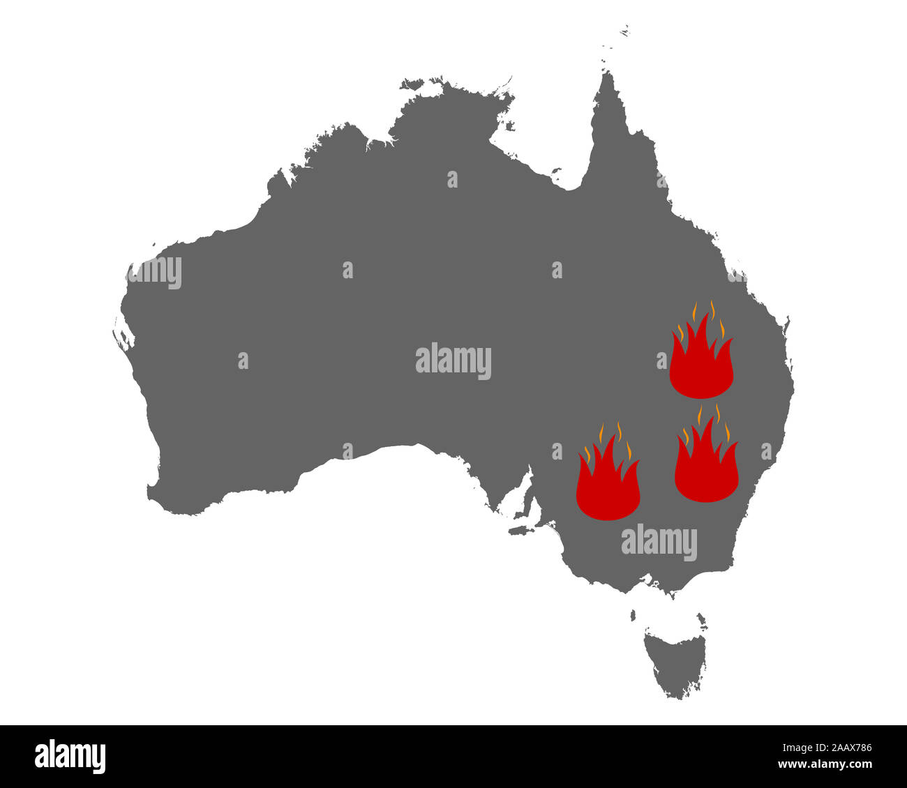Tourist map australia Cut Out Stock Images & Pictures - Alamy