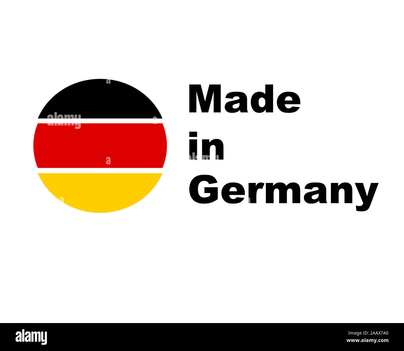 Quality seal made in Germany Stock Photo - Alamy