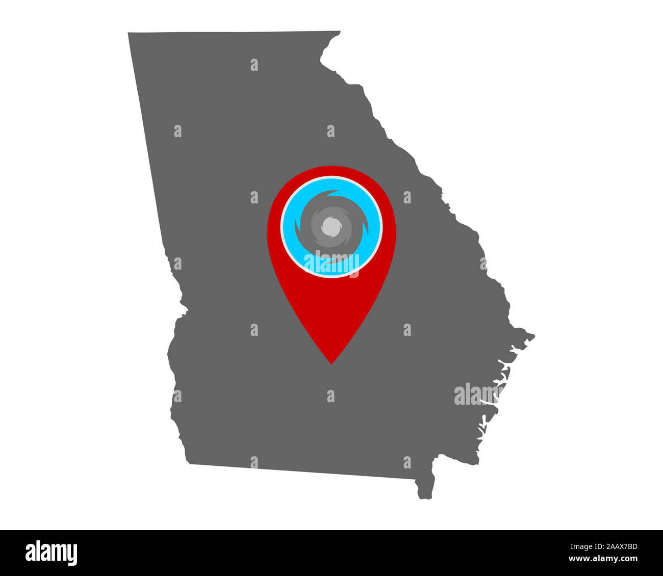 Gray Georgia Map High Resolution Stock Photography and Images - Alamy