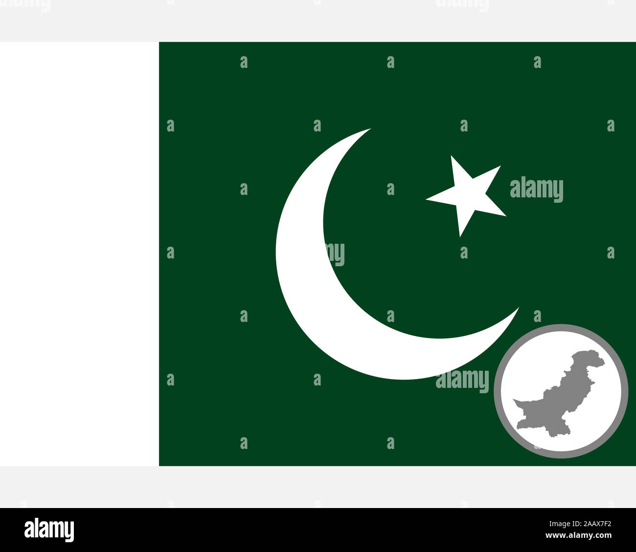 Flag and map of Pakistan Stock Photo - Alamy