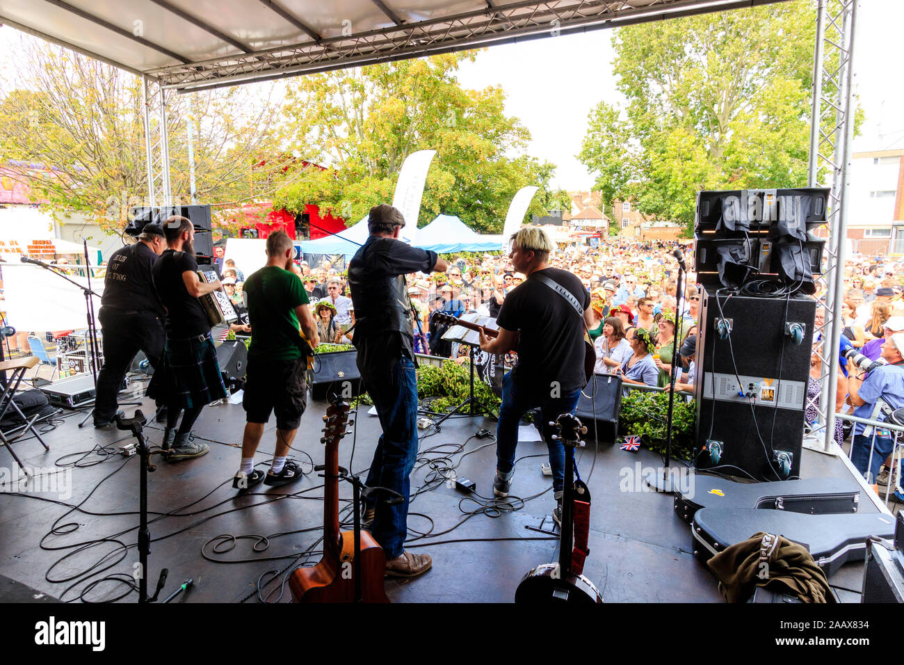 Concert Front View Stage Crowd High Resolution Stock Photography and ...