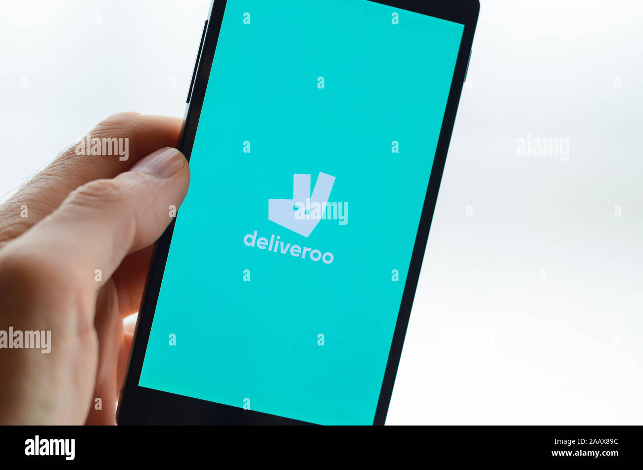 Deliveroo meal delivery hi-res stock photography and images - Alamy